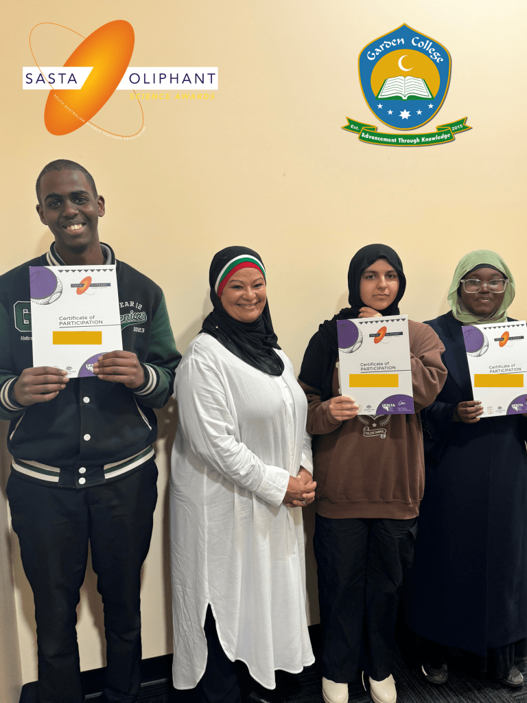 MARK OLIPHANT SASTA AWARDS – GARDEN COLLEGE